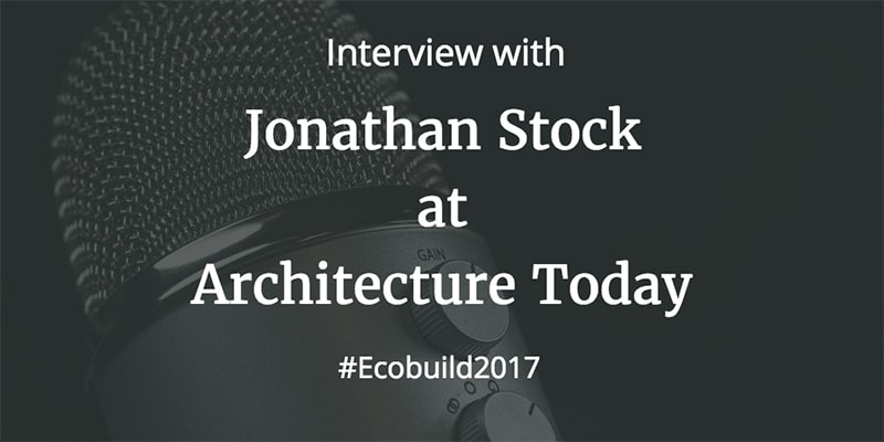 Interview with Jonathan Stock at Architecture Today